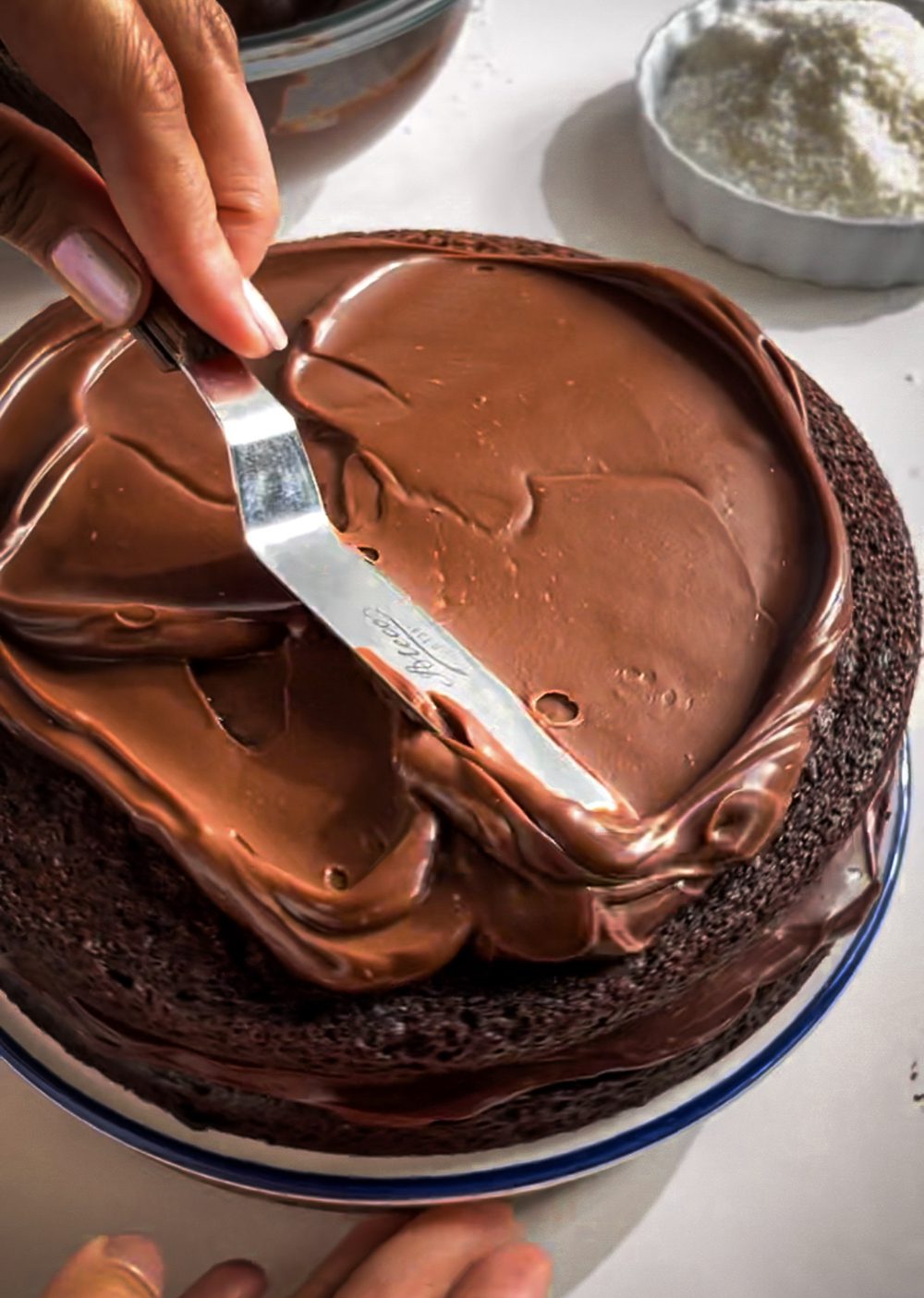 Chocolate Coconut Cake - PastrybySaloni