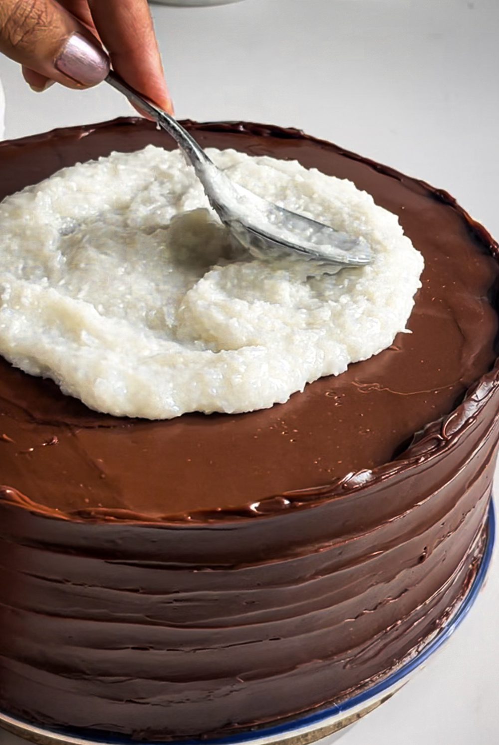 Chocolate Coconut Cake - PastrybySaloni