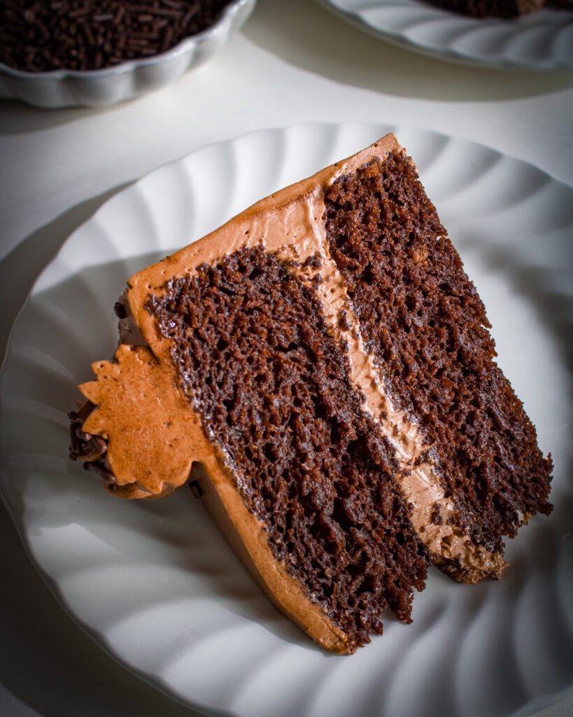 Moist Chocolate Cake - PastrybySaloni