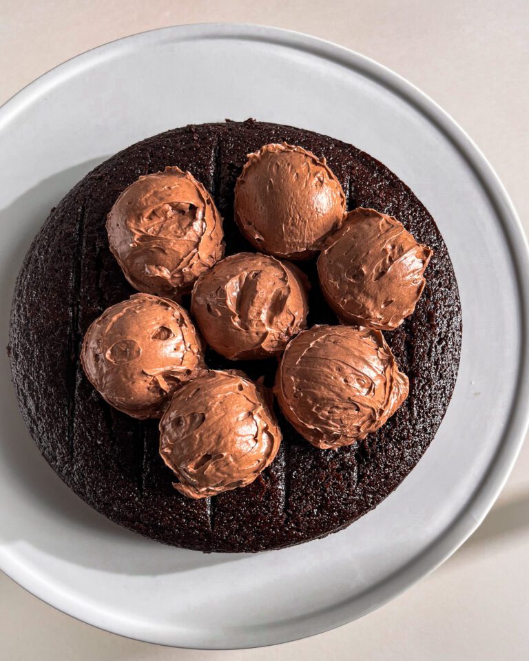 Moist Chocolate Cake - PastrybySaloni