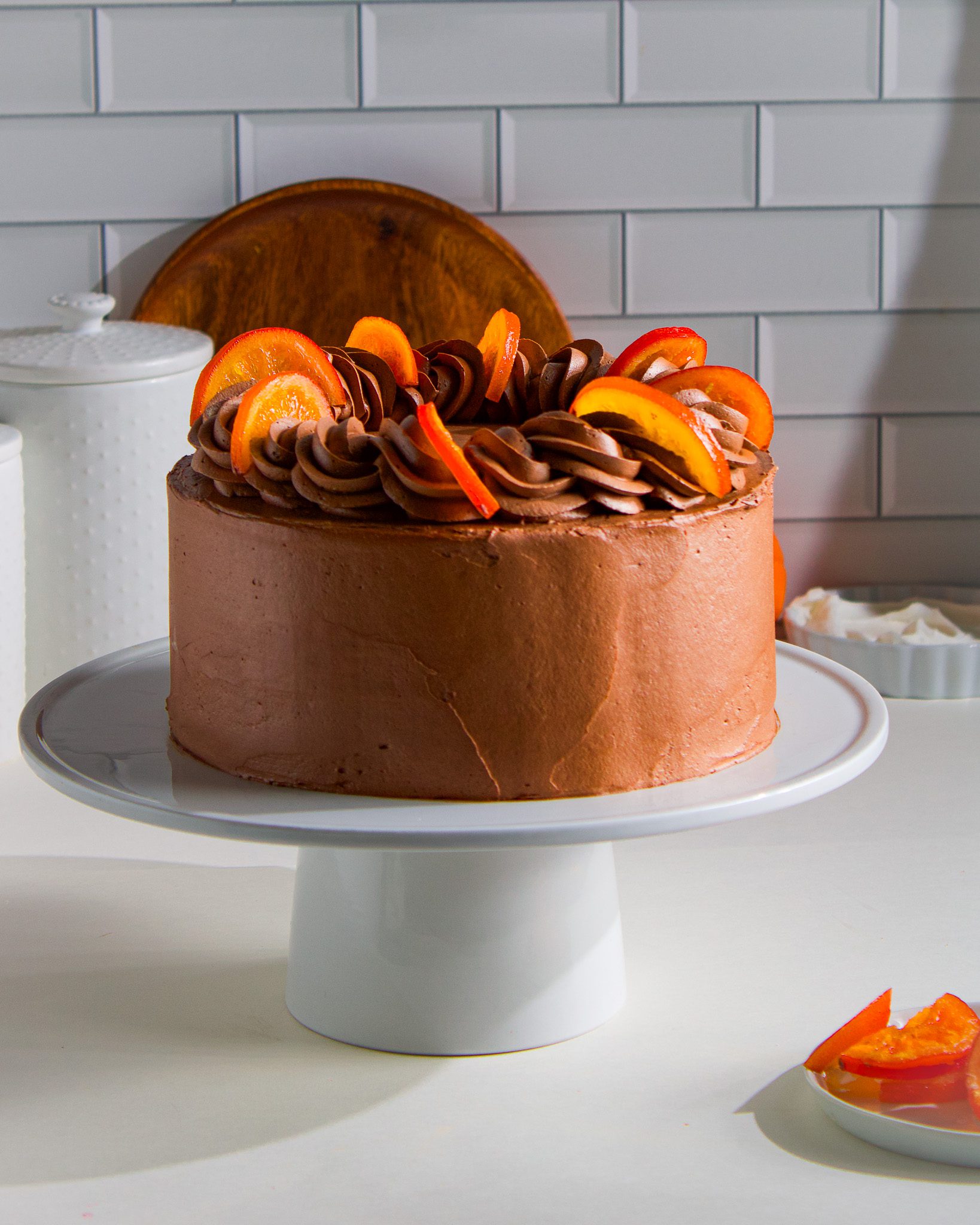 Chocolate Orange Cake (Ultra Moist, Eggless) - PastrybySaloni