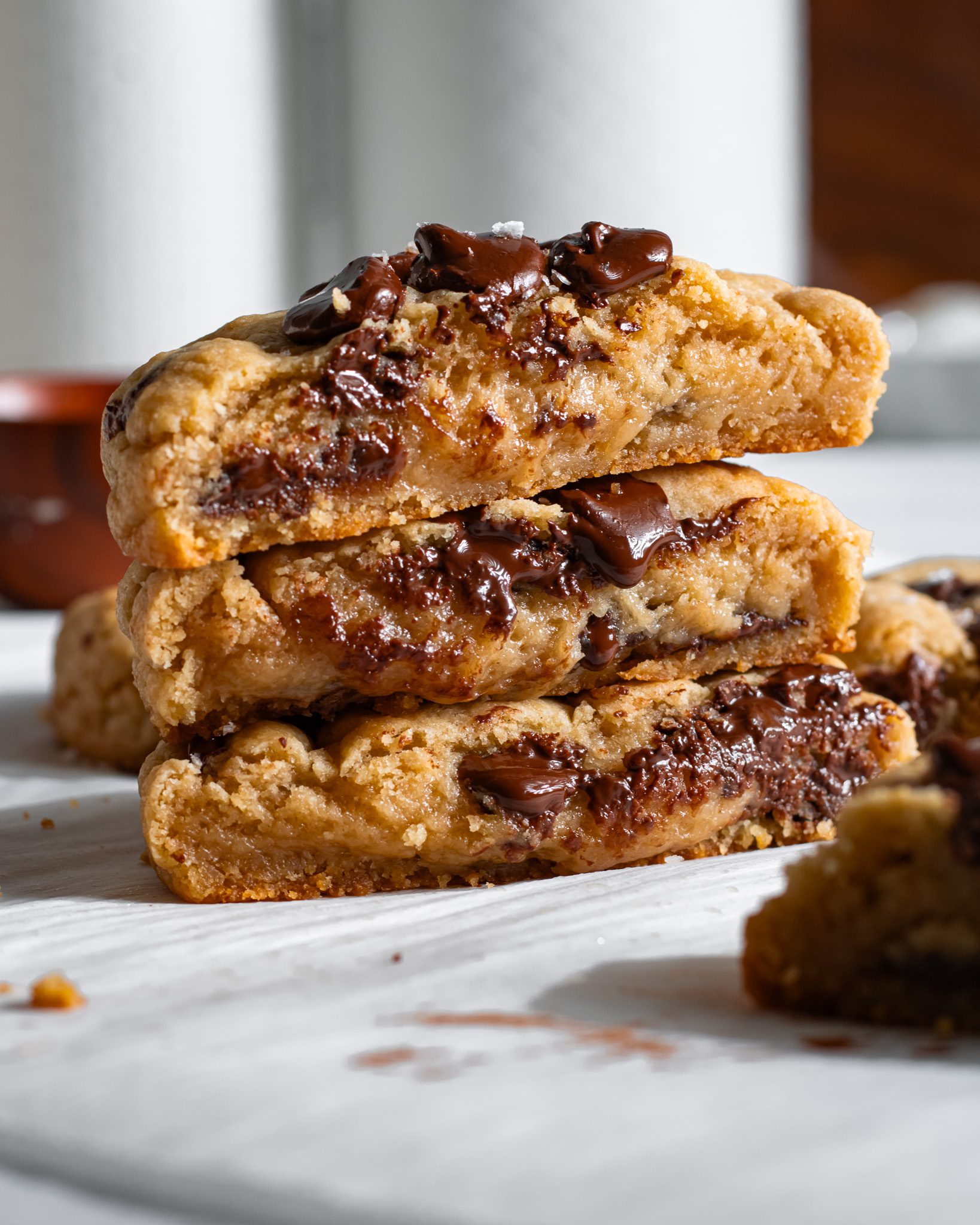 Thick NYC Chocolate Chip Cookies - PastrybySaloni